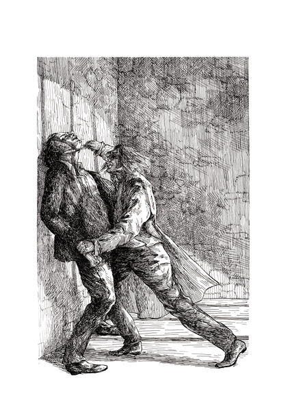 Inkheart - Dustfinger & Basta - Pen & Ink – Art of the Imagination